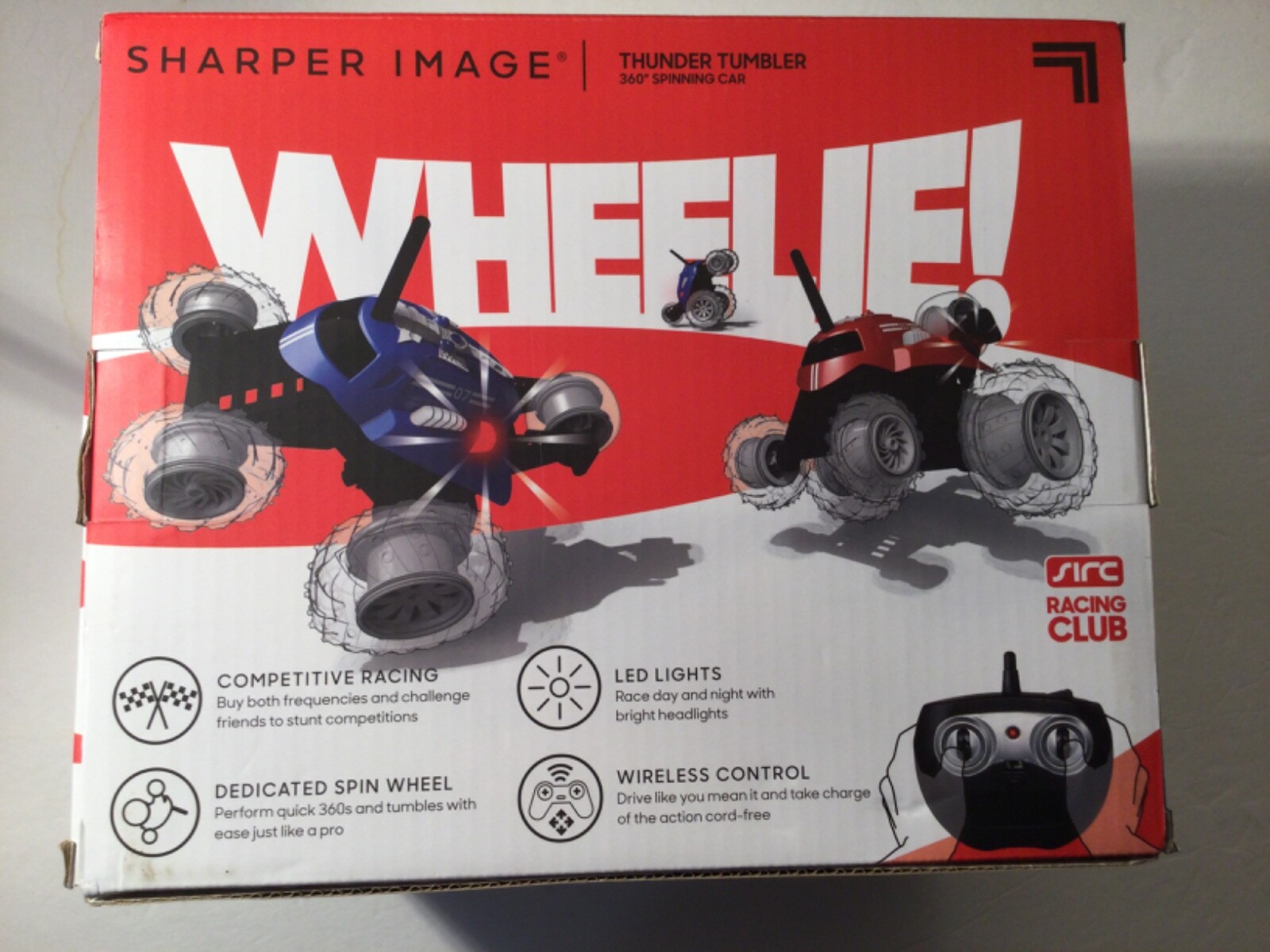 Sharper Image Thunder Tumbler RC Car NEW IN BOX- Black | eBay