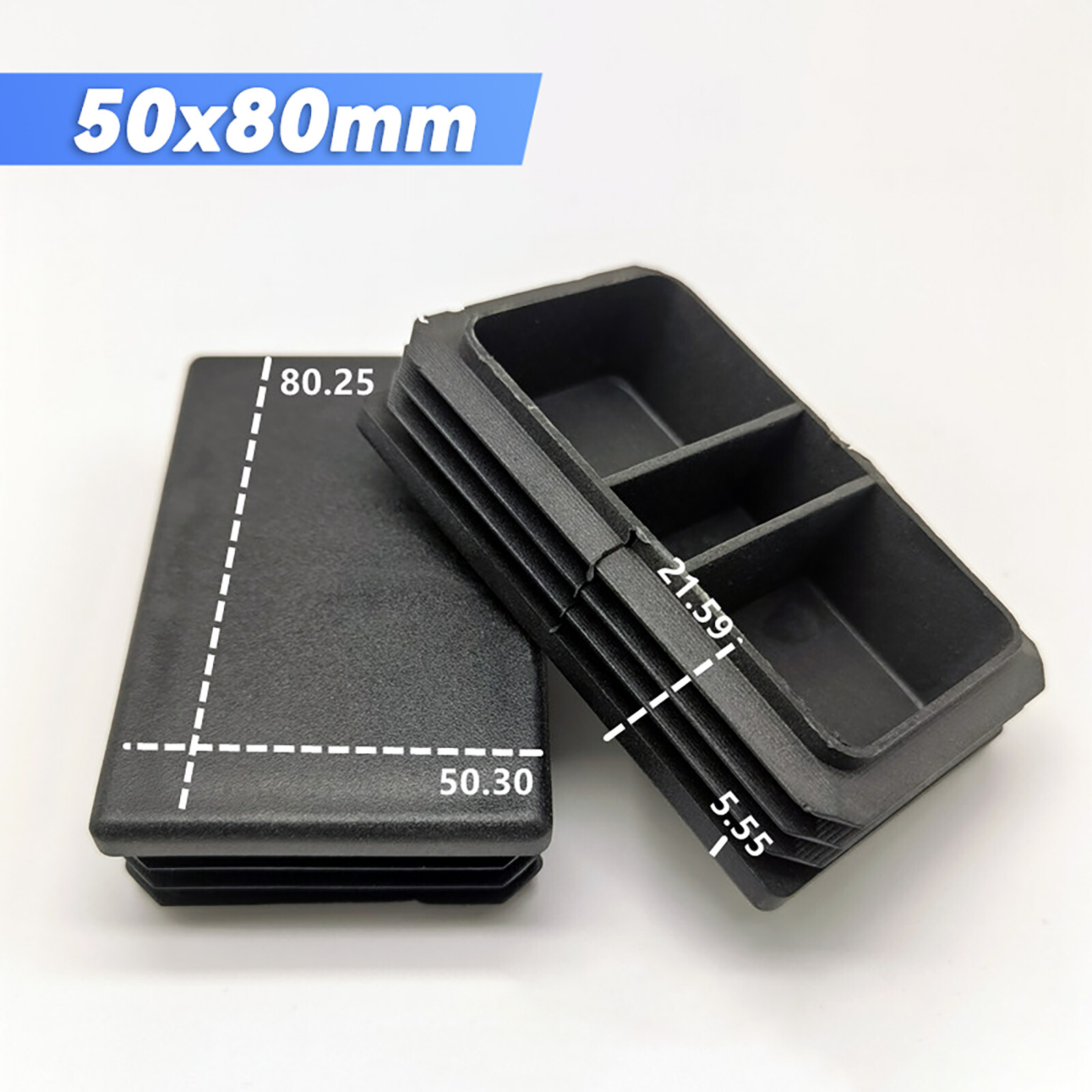 Rectangular Plastic Inserts/Box/Hollow Section/End Caps/Tube/Bung/Stop ...