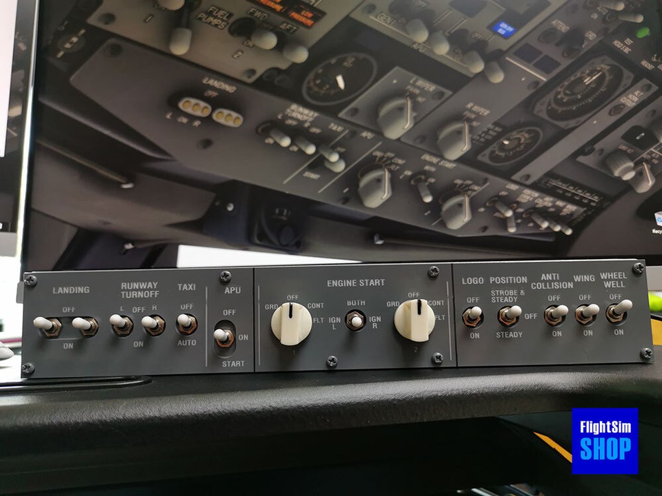 B737 PMDG/Zibo/iFly Lighting and Engine Start Panel (for MSFS and X ...