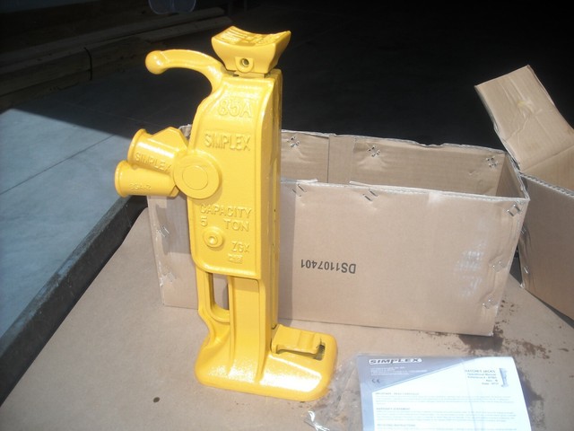 Simplex RJ85A Ratchet Jack 5 Ton Capacity 10 in Stroke 85a for sale ...