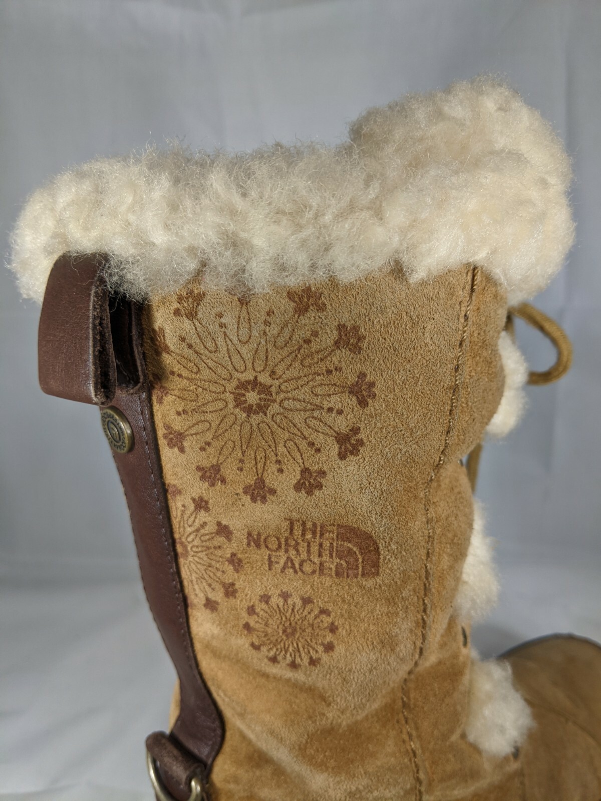 The North Face Womens 6 Abby III Apre Snow Winter Boots Shearling ...