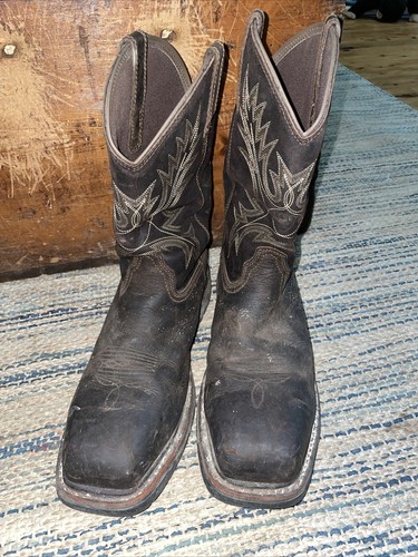 Ariat Men's US 12 D WorkHog WP Square Composite Toe Work Boots Brown ...