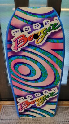Vintage 1990s 1991 Morey Body Boogie Board 41.5" Blue Geometric ...