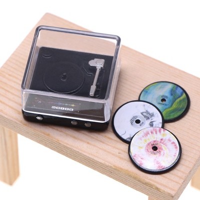 1:12 Dollhouse Miniature CD Player Disc Player Home Model Decor Toy ...