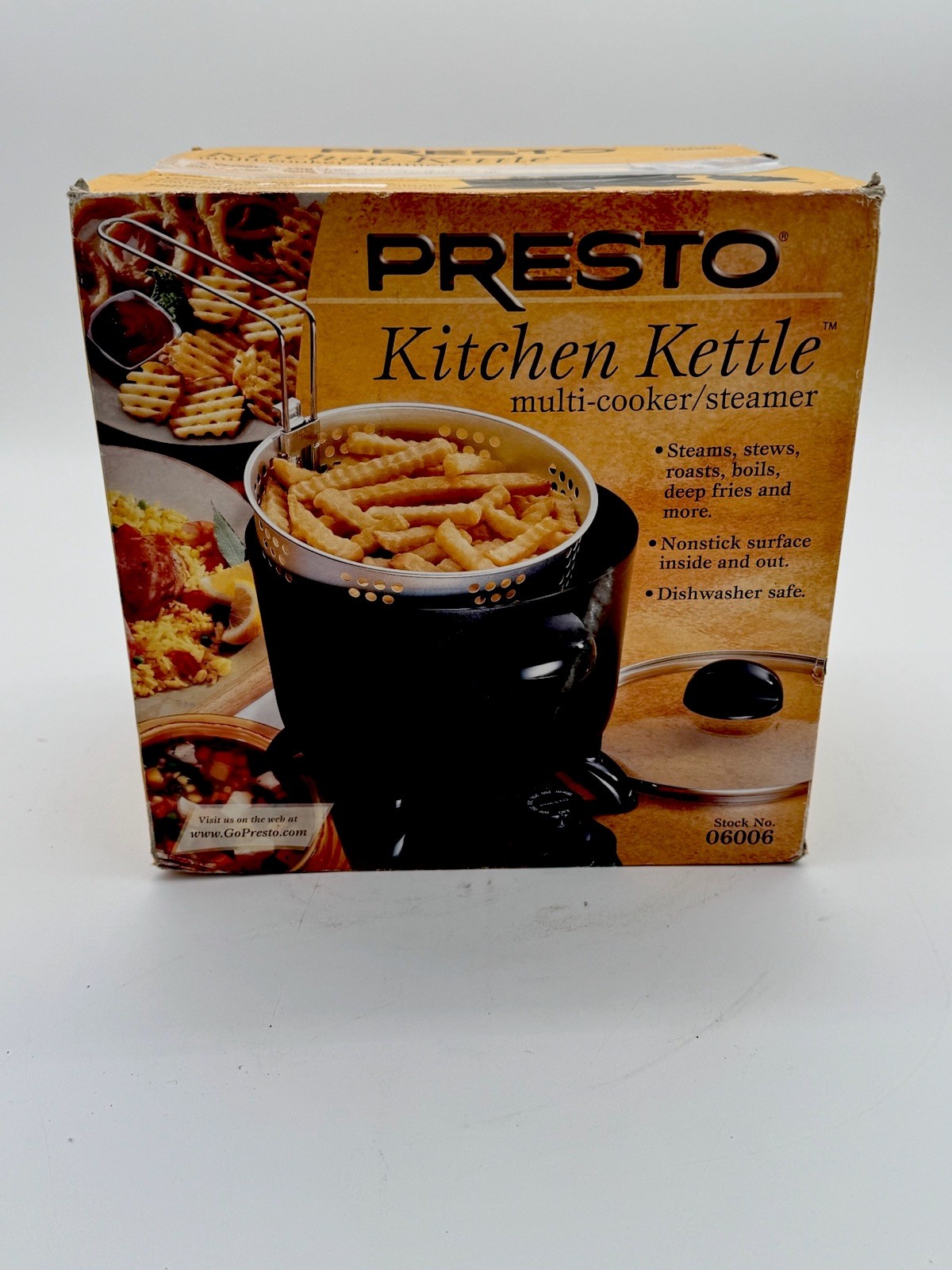 Presto 06006 Kitchen Kettle Multi-Cooker - Black for sale online | eBay