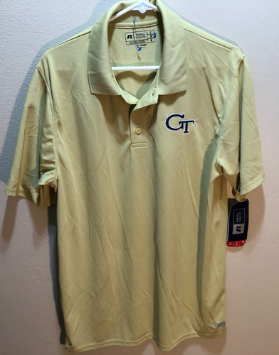 Georgia Tech Yellow Jackets NCAA Vintage 90s Gold Logo ACC Polo Shirt L ...