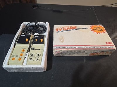Vintage Tele-Action Mini TV Game 4 Electronic Games DMS 1970's Untested ...