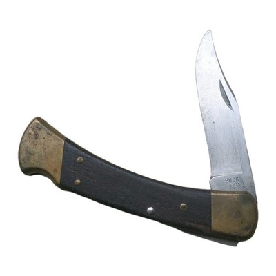 Antique Buck Hunter 110A Pocket Knife Collectible Ranger Wood 4 Dot | eBay