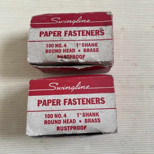 Paper Fasteners/ Lot of 2 Boxes | eBay