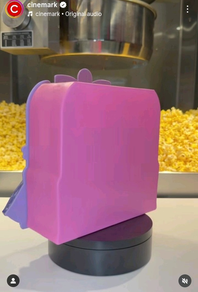 Wicked For Good 2025 Glinda Popcorn Bucket Cinemark AMC Theaters ships ...