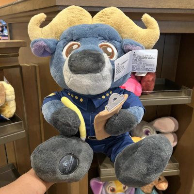 Authentic Disney 2025 Zootopia Chief Bogo 16inches Plush Toy Shanghai ...