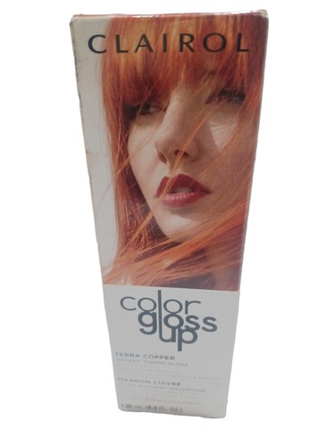 Clairol Color Gloss Up Terra Copper Light Orange Instant Toning Hair ...