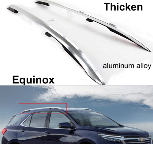 For Chevrolet Equinox 2018 -2022 Aluminum Alloy Top Roof Rack Roof Rail ...