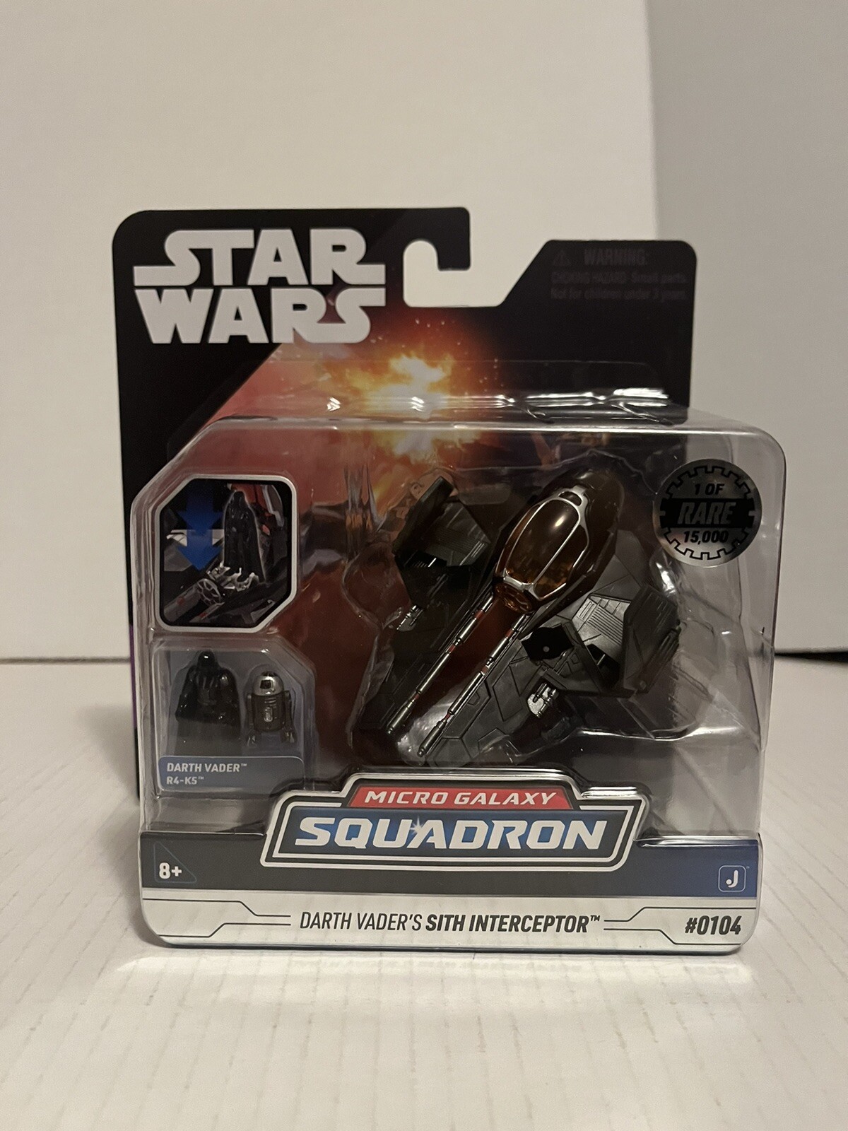 Star Wars Micro Galaxy Squadron Darth Vader’s Sith Interceptor RARE 1/ ...