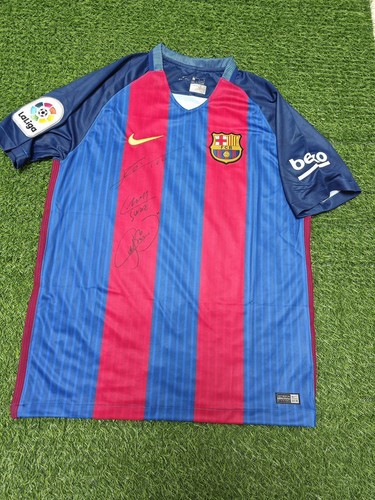 Lionel Messi Signed FC Barcelona 11/12 Home Autographed Jersey/ Icons ...