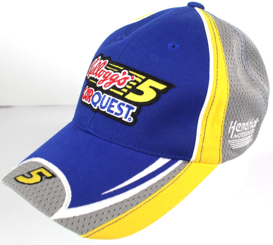 Kellogg's 5 Carquest Blue & Gray Baseball Cap Nascar … - Gem
