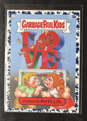 Garbage Pail Kids 2023 GPK Go on Vacation 5b Furious PHYLLIS Bruised ...