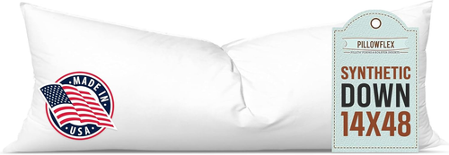Synthetic down Pillow Insert - 14X48 down Alternative Pillow, Ultra Soft, Large 705353831126| eBay