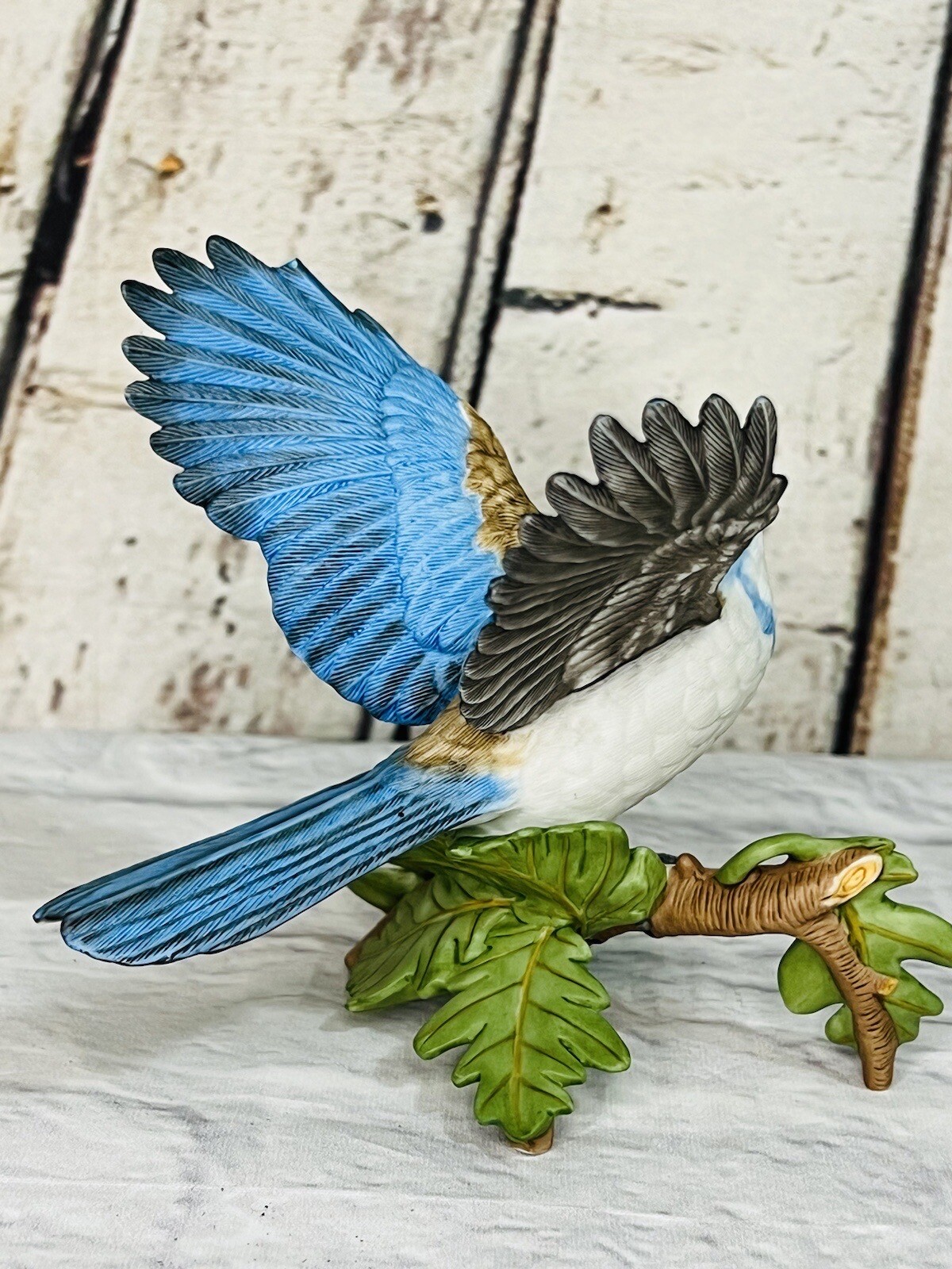 Lenox Western Scrub Jay Handcrafted Fine Porcelain Figurine Garden Bird ...