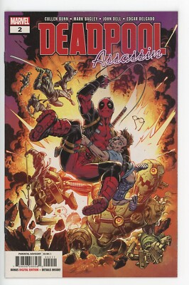 DEADPOOL ASSASSIN #2 NEAR MINT 2018 MARK BAGLEY COVER & ART MARVEL ...