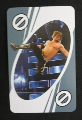 2017 Mattel WWE Uno Card Blue AJ Styles Skip Card | eBay