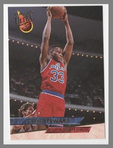 1993-94 Fleer Ultra Larry Stewart Washington Bullets #198 NBA ...