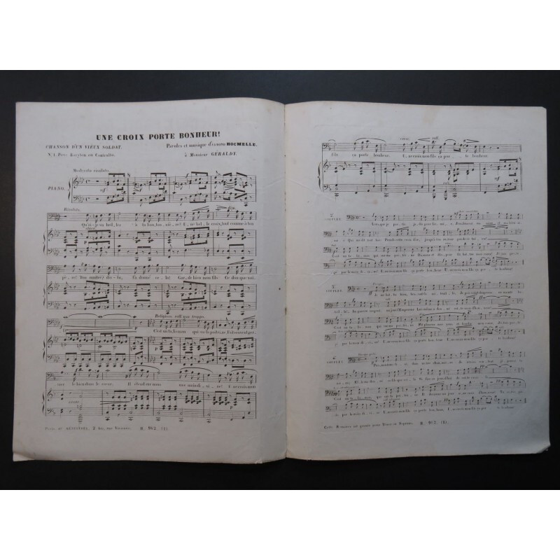 Hocmelle Edmond One / An Cross Good Luck Singer Piano ca1850 | eBay