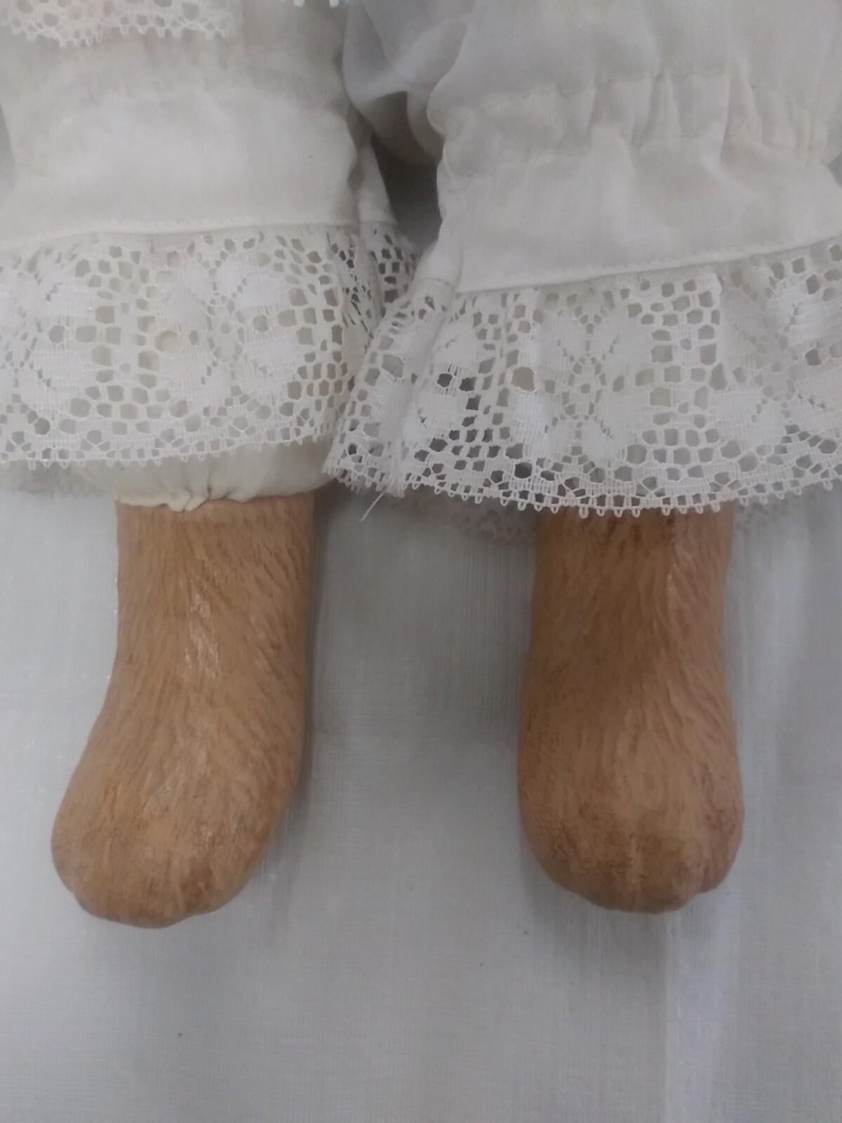 VINTAGE Soft Body Porcelain Bunny / Doll -24" long Lace Carrot Dress ...