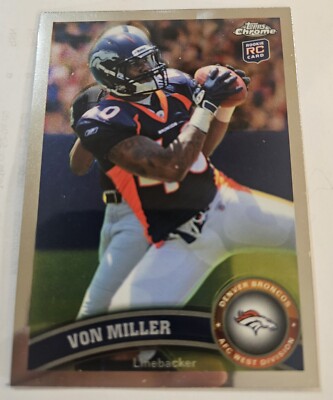 2011 Topps Chrome Von Miller Rookie Card | eBay