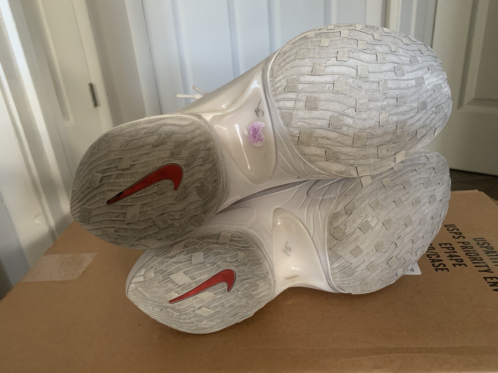 Size 10 - Nike N110 D/MS/X Phantom running white pink af1 Air Force ...