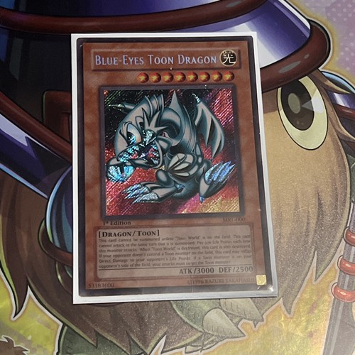 Yu-Gi-Oh! Blue-Eyes Toon Dragon Magic Ruler MRL-000 1st Edition Secret ...