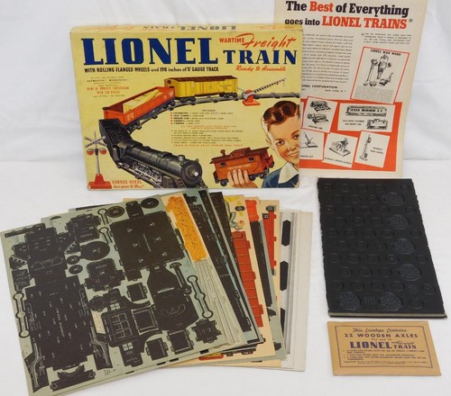 Maybe the Nicest Lionel #50 WARTIME PAPER TRAIN Boxed Sealed envelope ...