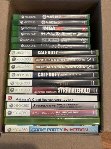 XBOX 360, XBOX One Game Lot | eBay