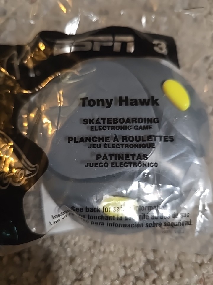 Mcdonalds happy meal toys ESPN #3 Tony Hawk Skateboarding electronic ...