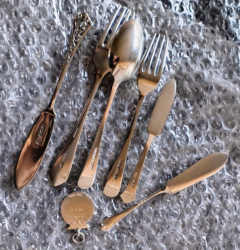 Solid Silver, 92.2 G, Sterling, Full Hallmarks. Scrap / Resell/ Keep ...