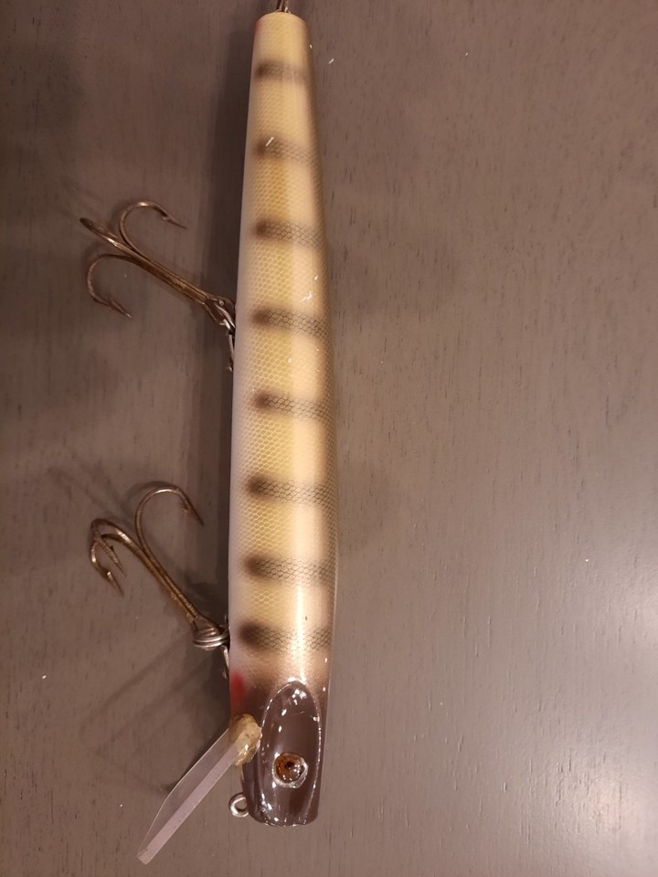 Large WILEY BAIT -- Vintage Musky Lure | eBay