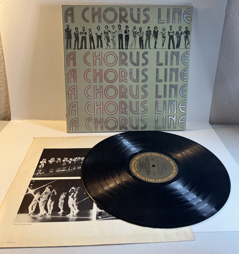 1975 A Chorus Line Record Original Cast Recording LP with Insert | eBay