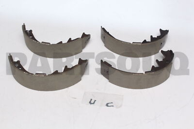 0449535180 Genuine Toyota SHOE KIT, REAR BRAKE 04495-35180 | eBay