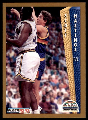 1992-93 Fleer Scott Hastings . Denver Nuggets #329 | eBay