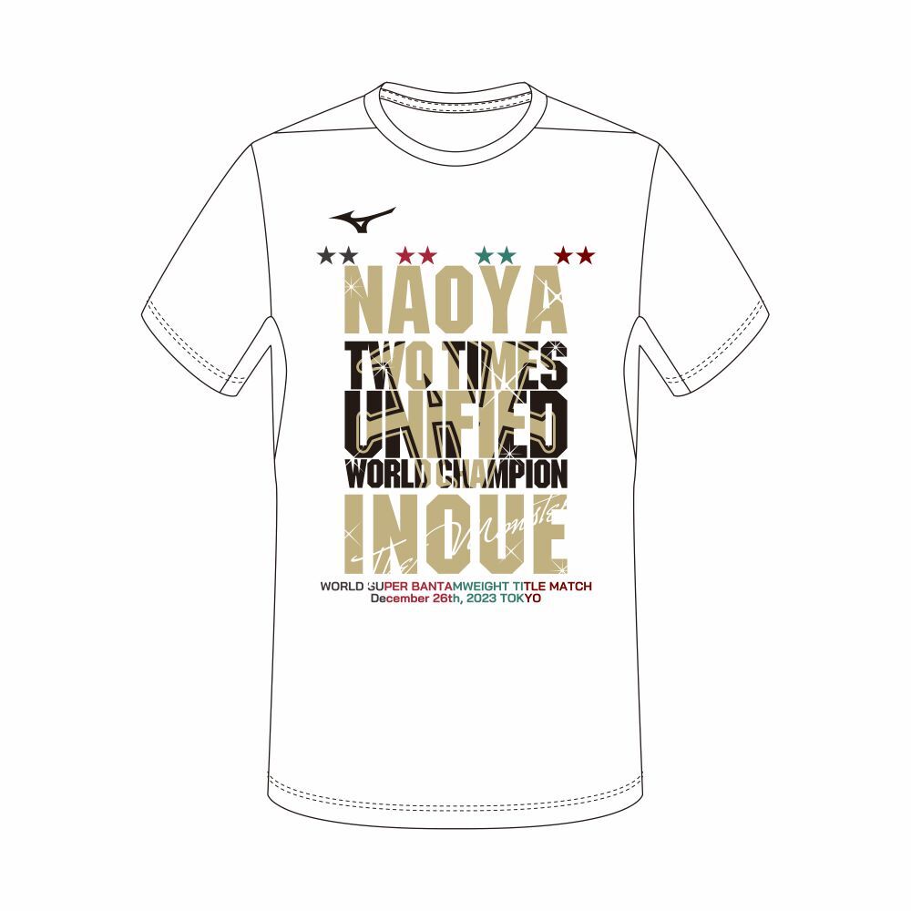 MIZUNO Naoya Inoue WINNER Limited T-Shirts 2023.12.26 Tokyo Title Match ...