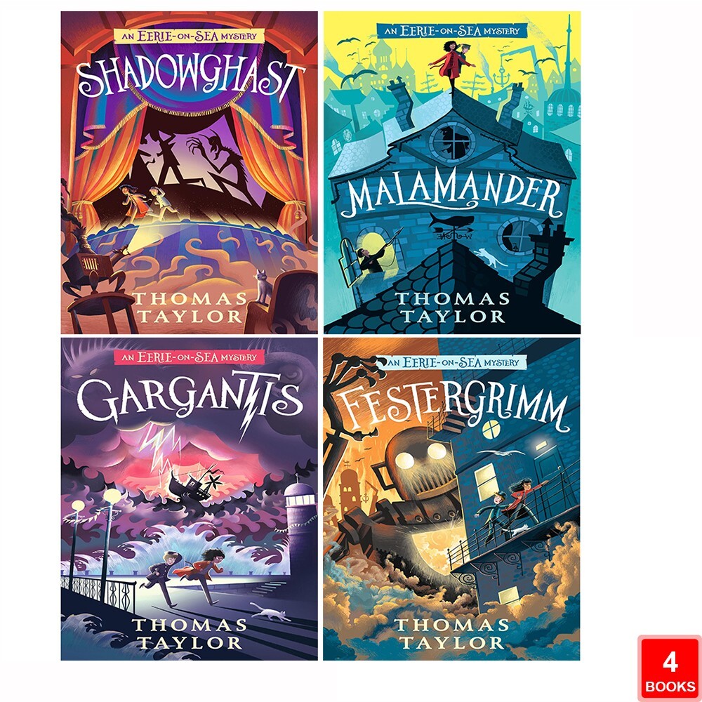 An Eerie-on-Sea Mystery Series 4 Books Set by Thomas Taylor Malamander ...