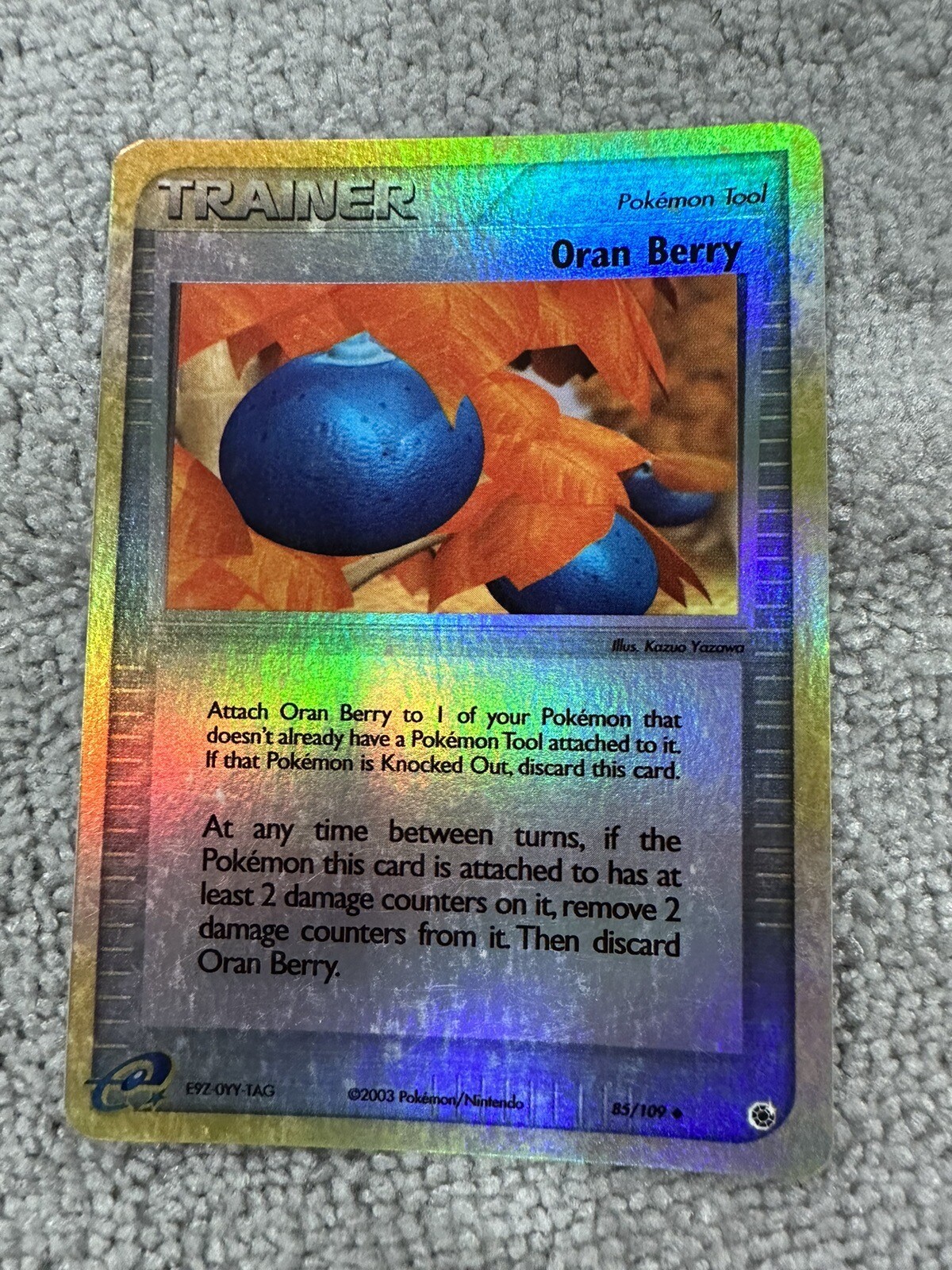 Pok%C3%A9mon+TCG+Oran+Berry+EX+Ruby+and+Sapphire+85%2F109+Reverse+Holo ...