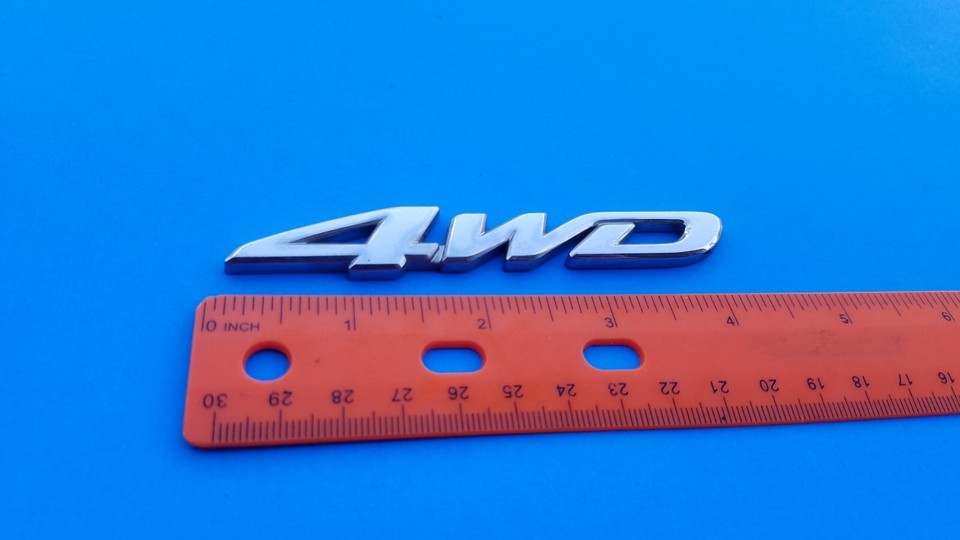 TOYOTA 4RUNNER RAV4 HIGHLANDER 4WD EMBLEM LOGO BADGE SIGN SYMBOL USED ...