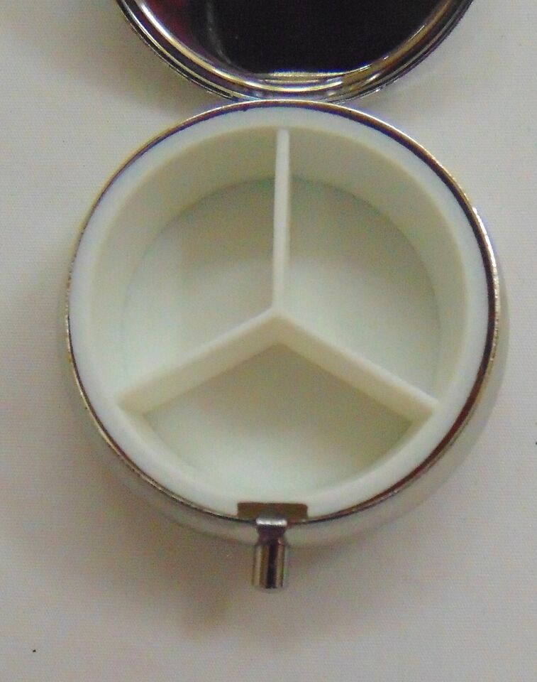 New Metal Pill Box 3 Compartments Eiffel Tower Design | eBay