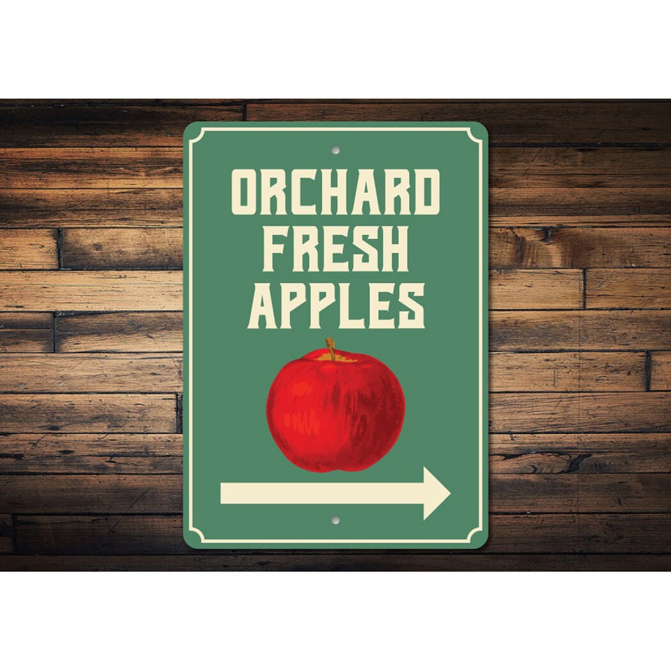 Orchard Sign, Orchard Decor, Apple Orchard Aluminum Metal Decor Sign | eBay