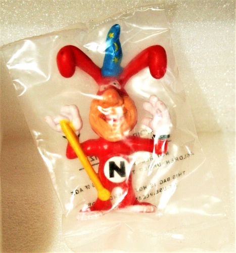 Vintage Dominos Pizza The Noid Magical Wizard Premium Promo Figure NOS ...