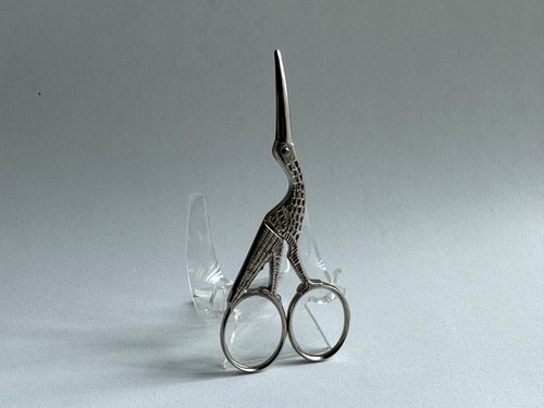 Antique Miniature Stork Scissors * Italy * Revlon Circa 1900 ...