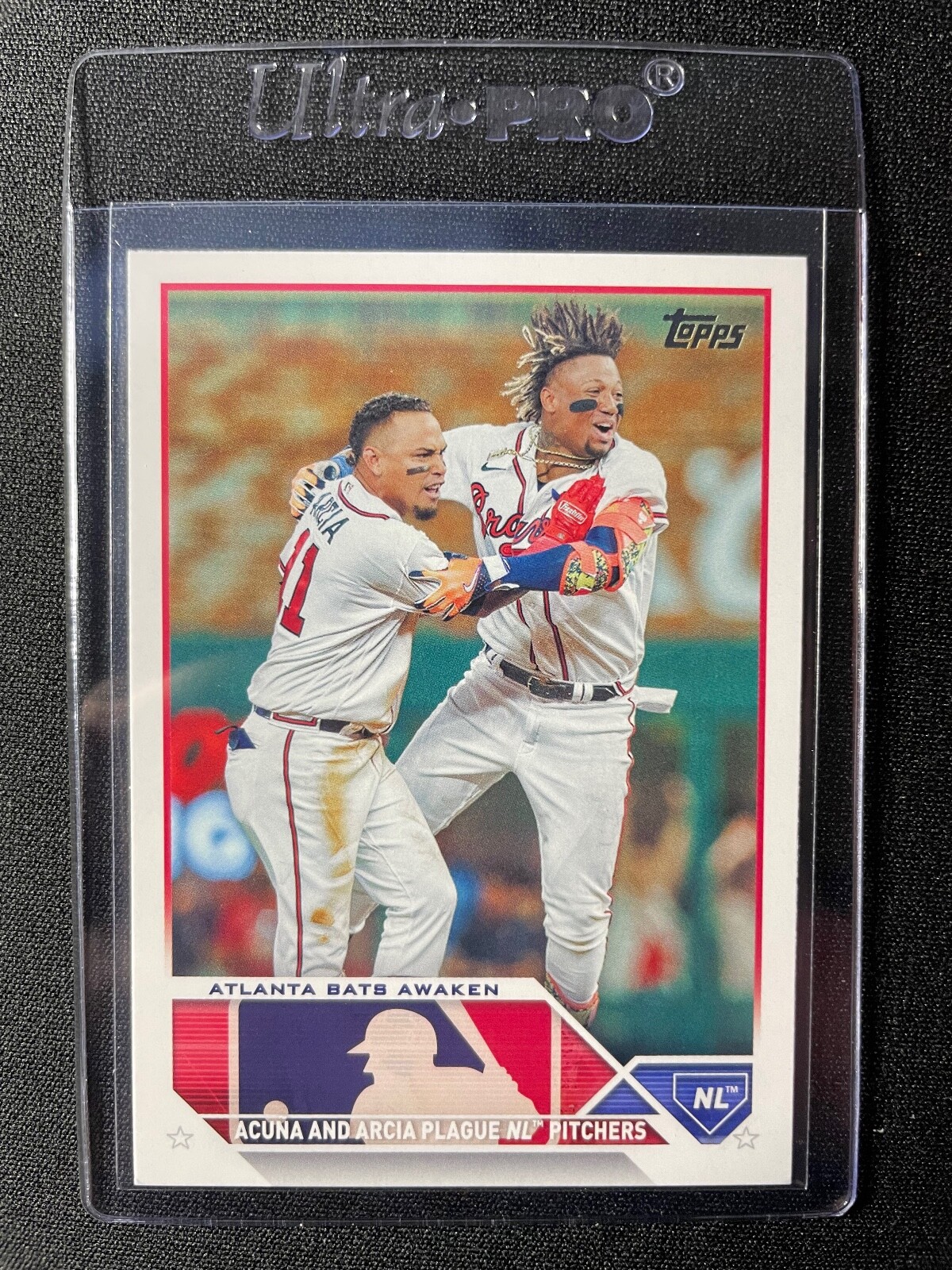 2023 Topps Update Atlanta Bats Awaken Arcia/Acuna Jr. #US143 Braves ...