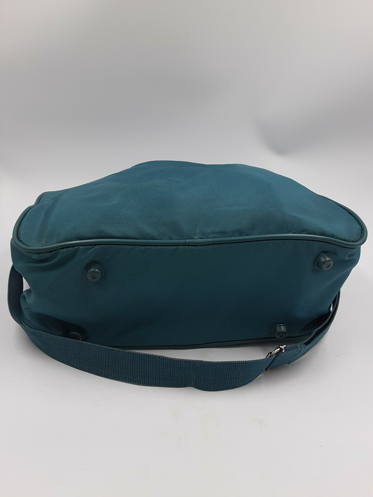 RUGGED TRAVELER Retro Turquoise Carry-On Shoulder Bag Nylon MONARCH ...