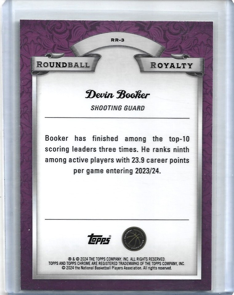 2023-24 Topps Chrome - Roundball Royalty Green Topps Refractor #RR-3 ...